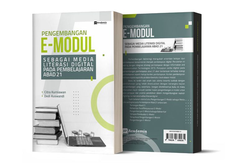 leaflet dan buku/modul
