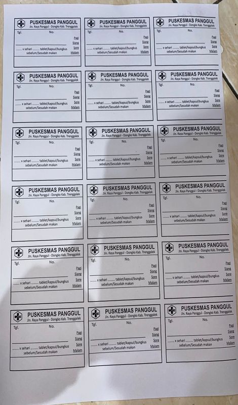 Etiket Obat Apotek