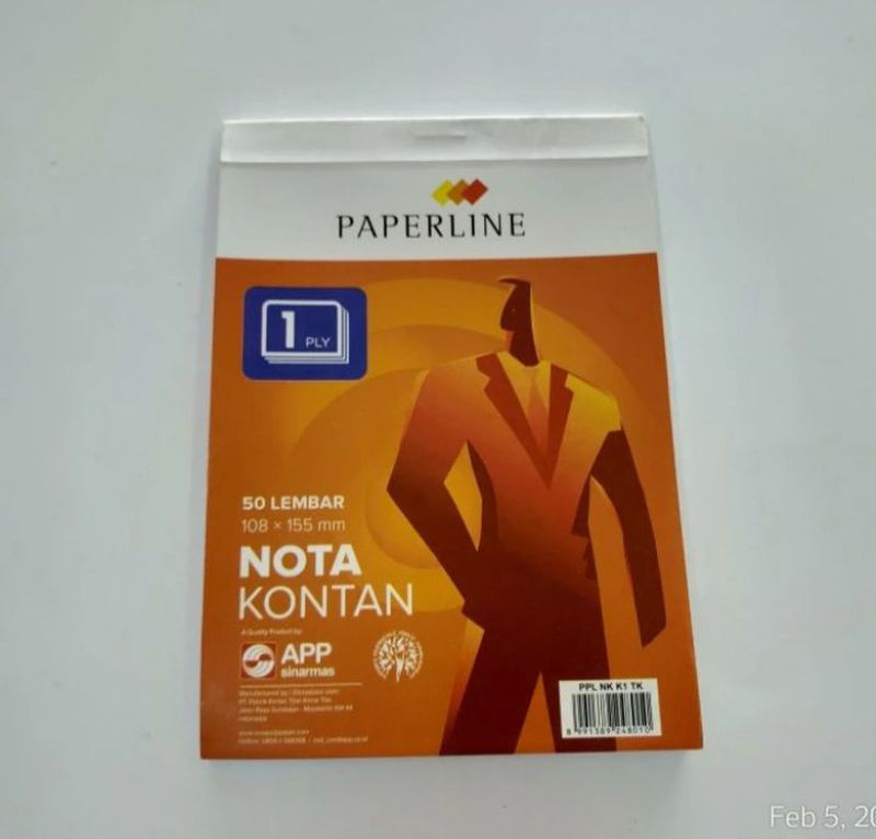 Nota Kontan Paperline Kecil 1ply