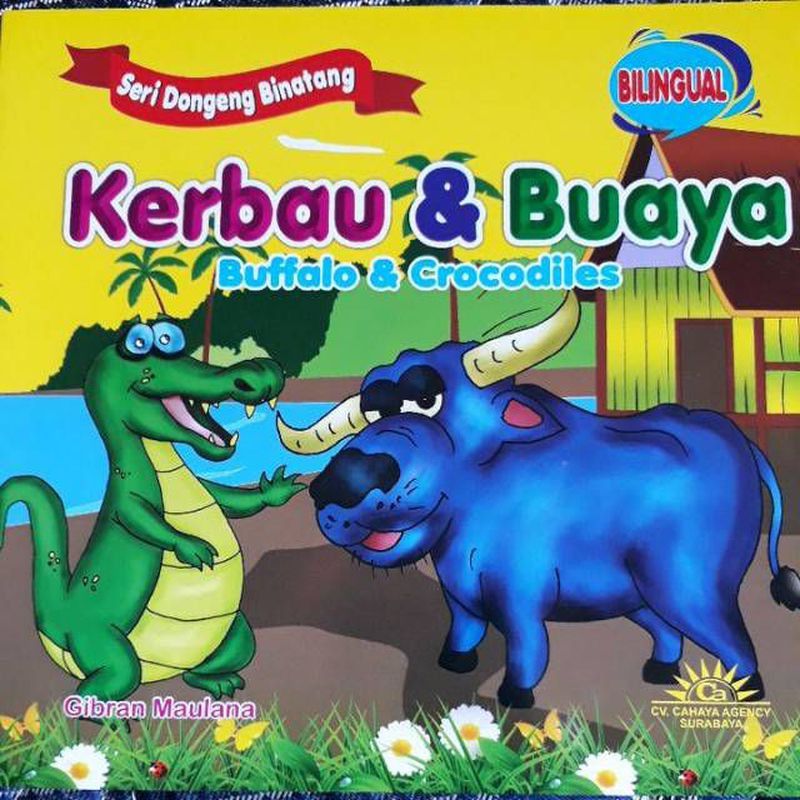 BUKU SERI DONGENG BINATANG KERBAU DAN BUAYA