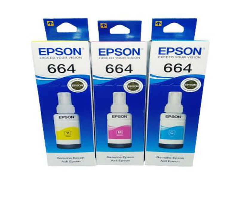 TINTA ORI EPSON 664 COLOR - Biru