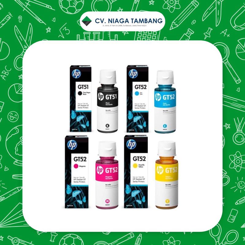 TINTA PRINTER HP GT 52 - Kuning
