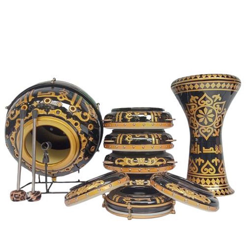 PAKET HADROH HABSYI KAYU MAHONI UKIR