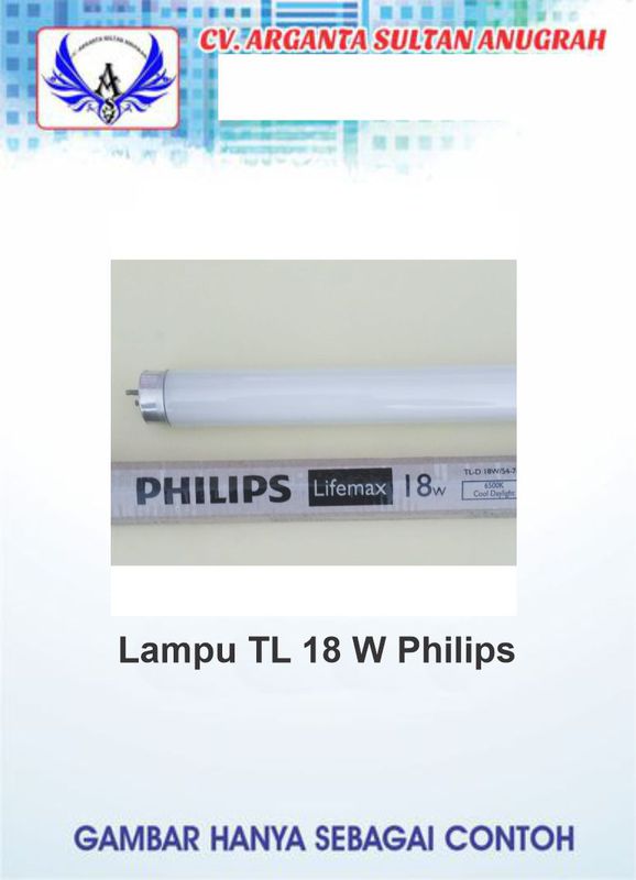 Lampu TL 18 W Philips
