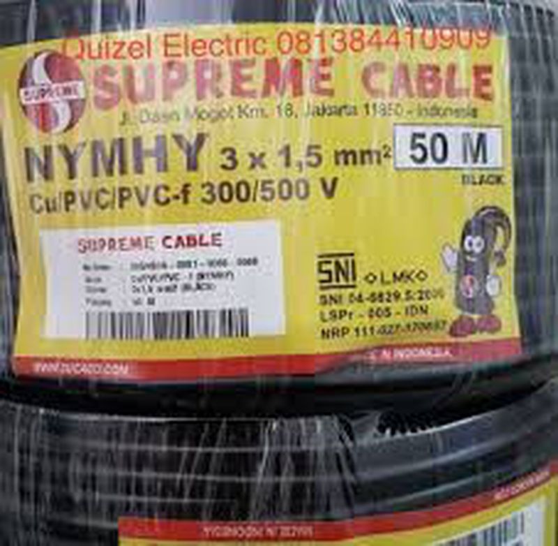 kabel NYMHY 3 X 1,5 mm