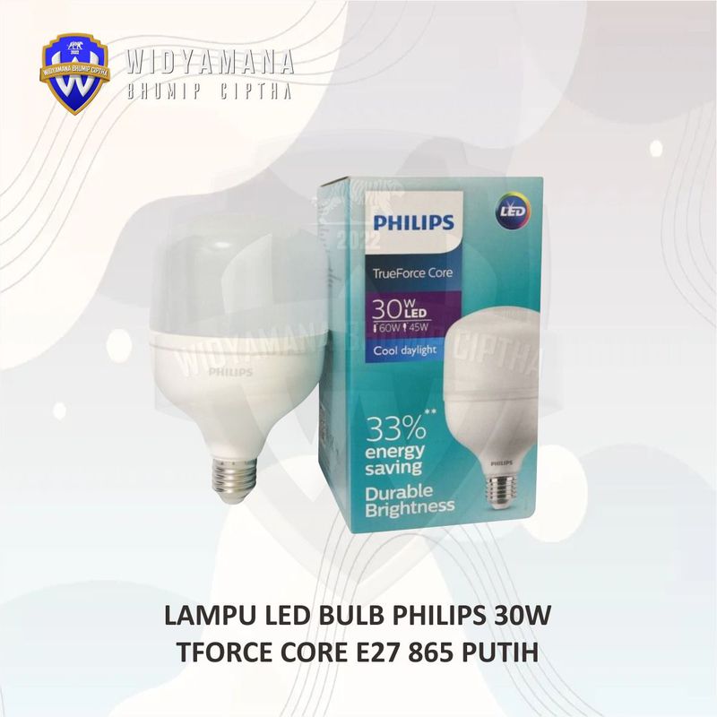Lampu LED Bulb Philips 30W TFORCE CORE E27 865 PUTIH