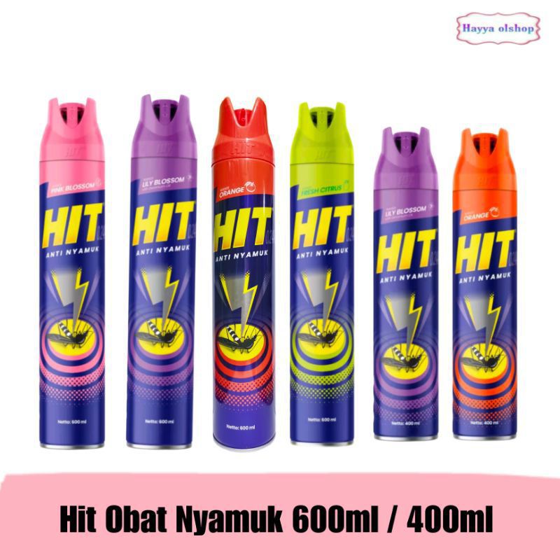 HIT AEROSOL OBAT ANTI NYAMUK SEMPROT - 600ml
