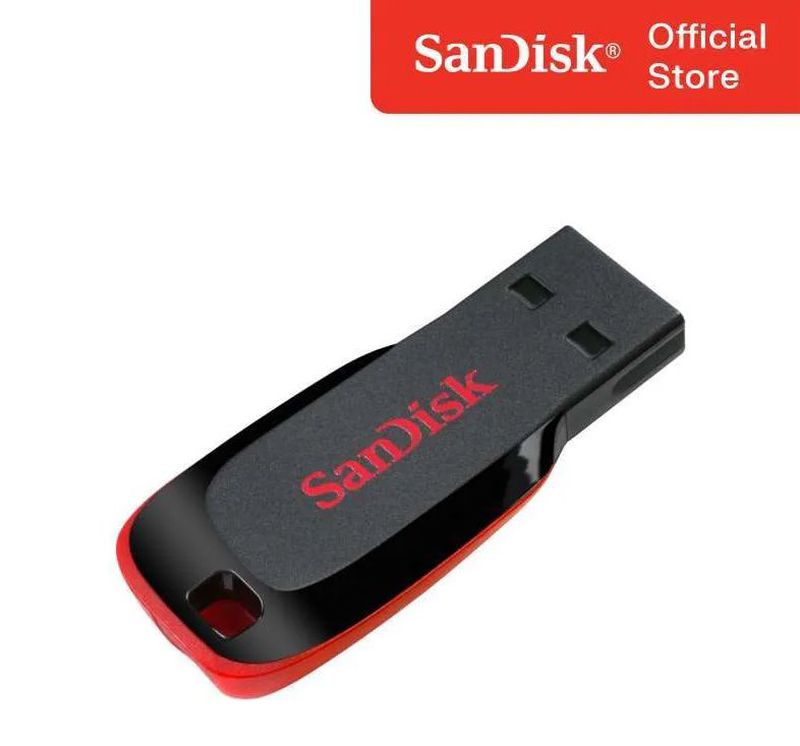 Flashdisk Sandisk 8GB 16GB 32GB 64GB Cruzer Blade CZ50 USB Flash Drive ...