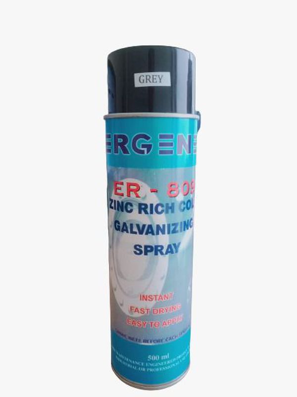 ERGENE ER809 Zinc Cold Galvanize Grey Spray 500ml Alternatif Hotdip ...