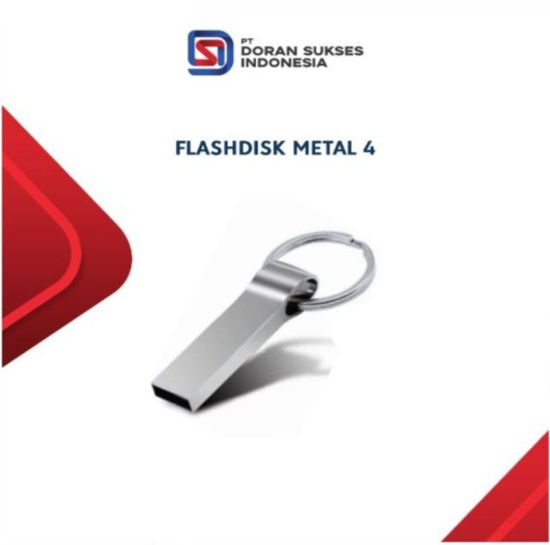 FLASHDISK METAL 4 KAPASITAS START FROM 4GB - CETAK CUSTOM