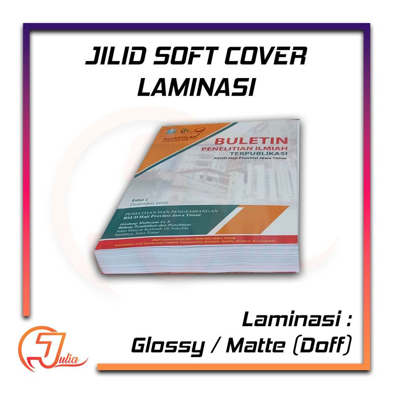 Jilid Soft Cover Laminasi