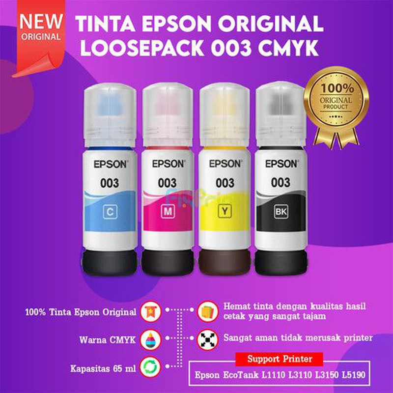 TINTA EPSON 003 BK,C,M,Y