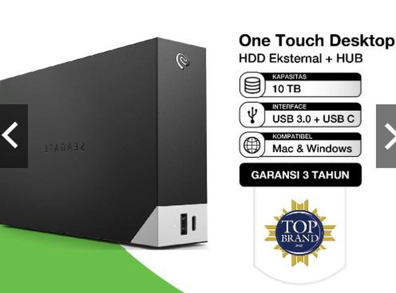 HDD Eksternal + HUB 10 TB