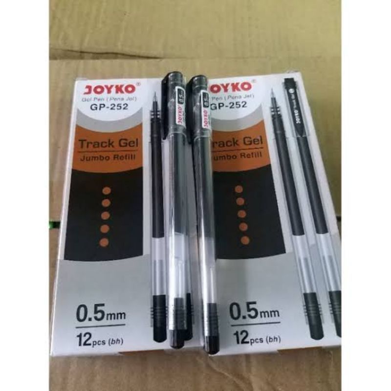 12 PCS Pulpen Gel Ink 0.5mm Refill Tinta Isi Pena 0.5 mm Pen Stationery
