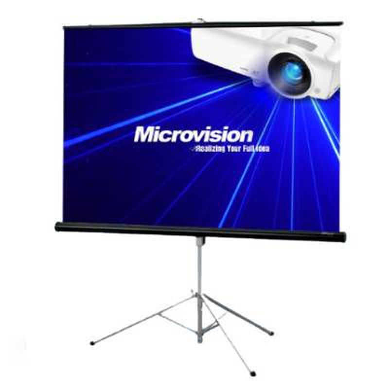 MICROVISION TSMV1717L 70 Inch Tripod Screen Projector (178x178 cm)