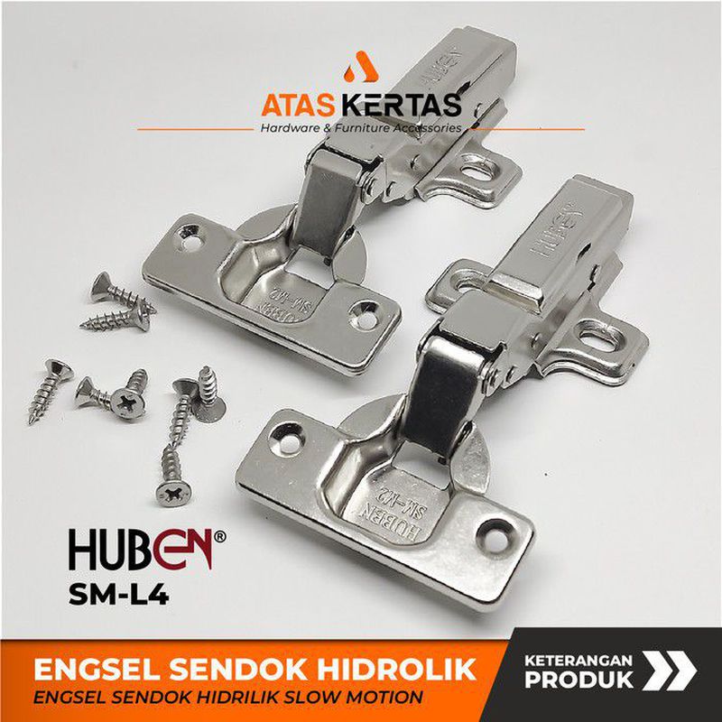 HUBEN engsel sendok slow motion engsel lemari kitchen set soft close ...