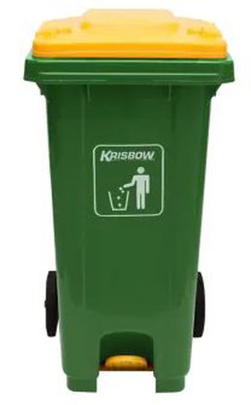 Tempat Sampah Plastik Roda Karet Vol. 120 Liter