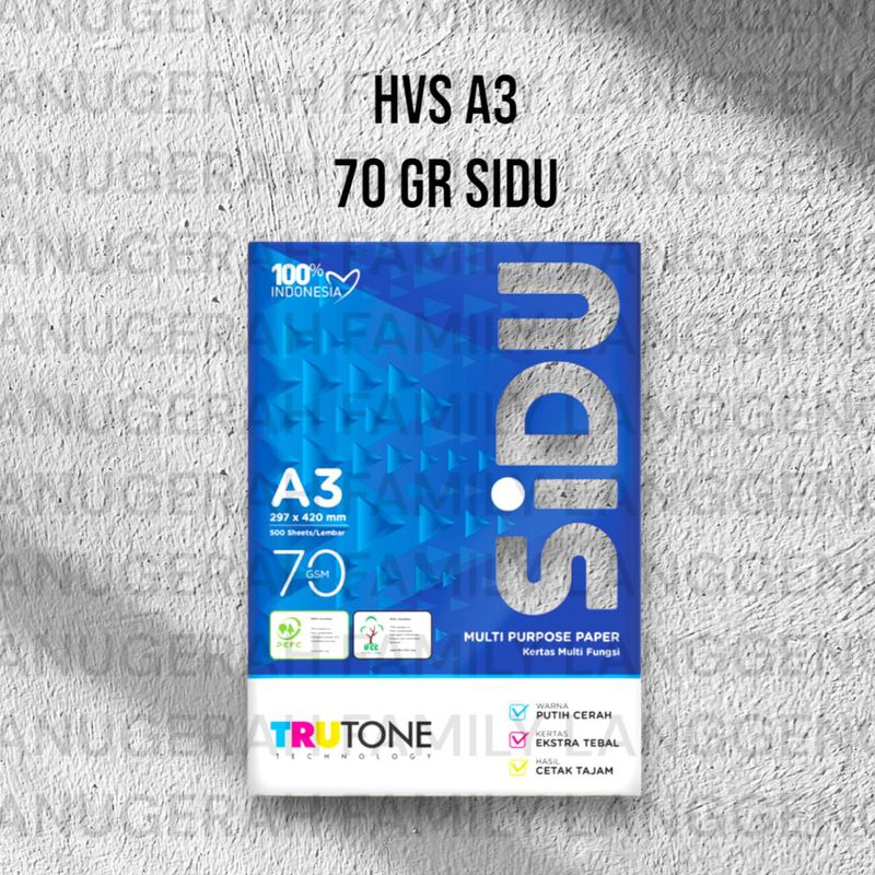 HVS A3 SIDU - HVS A3 80 GR