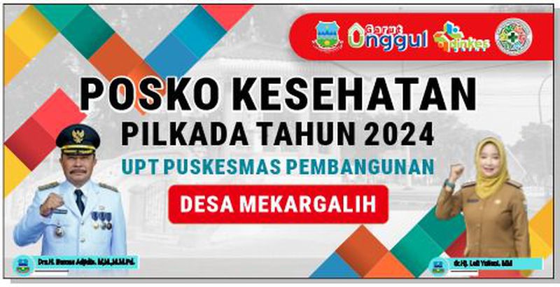 Spanduk Posko Kesehatan Pilkada 200x100cm