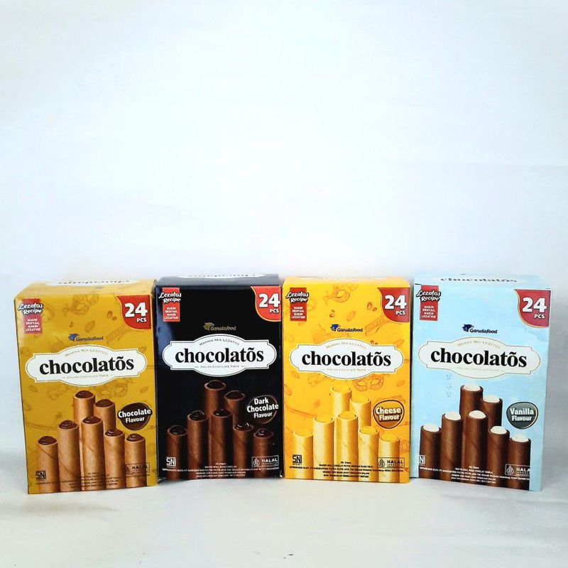 Chocolatos Wafer Roll 16gr