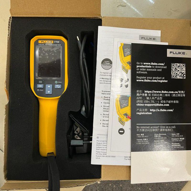 Visual Infrared Thermometer Fluke VT 08