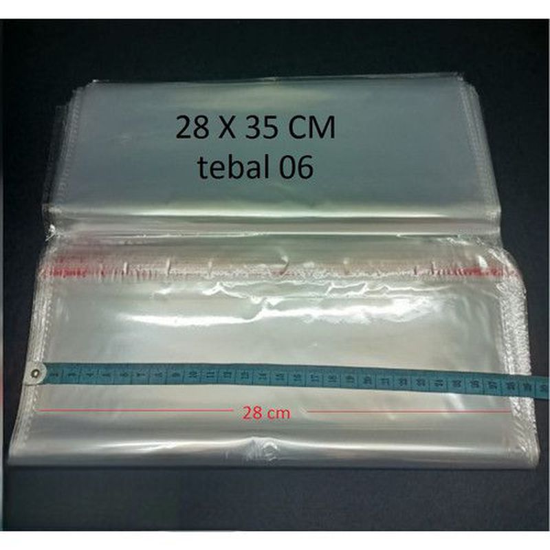 Plastik OPP Seal Uk 28 x 35 cm