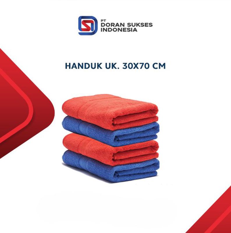 Handuk Custom Ukuran 30x70 cetak bordir 1 sisi