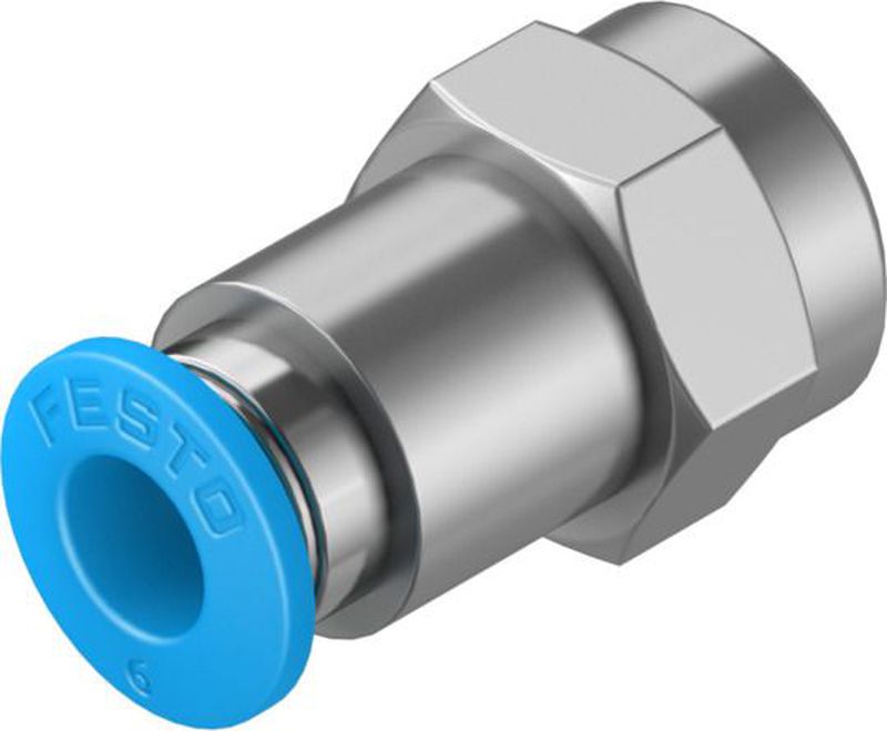 FESTO Push-in fitting QSF-1/8-6-B