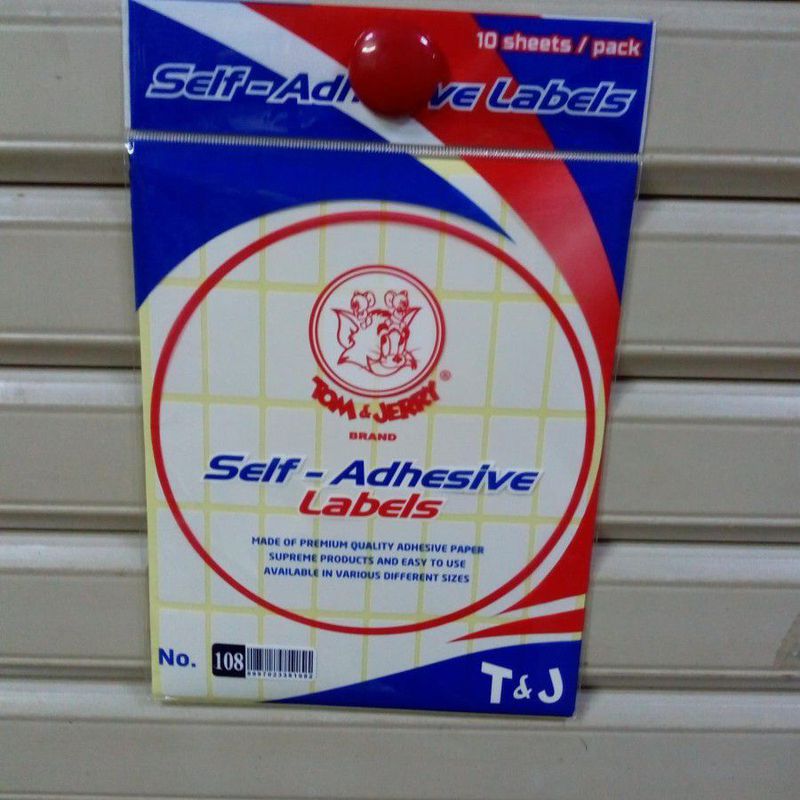 Sticker Label No. 108