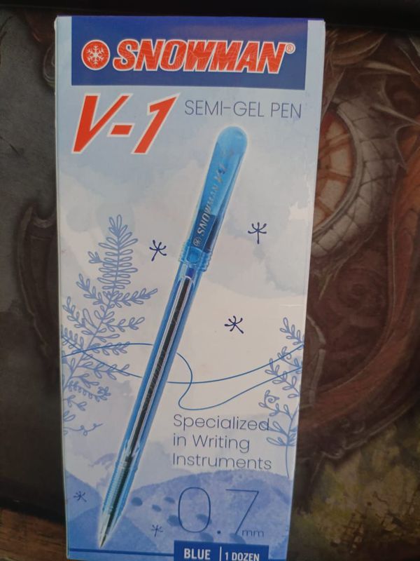 Pulpen Snowman - Biru