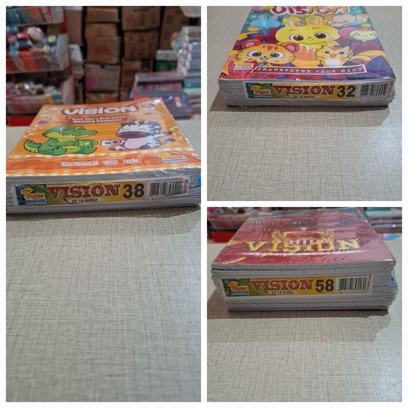 Buku Tulis Vision Isi 10 Buku - 58 Lembar