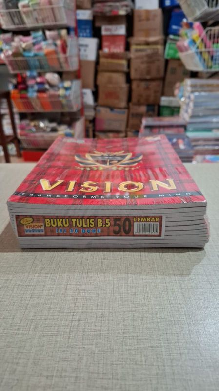 Buku Tulis Vision B.5 50 Lembar Isi 10
