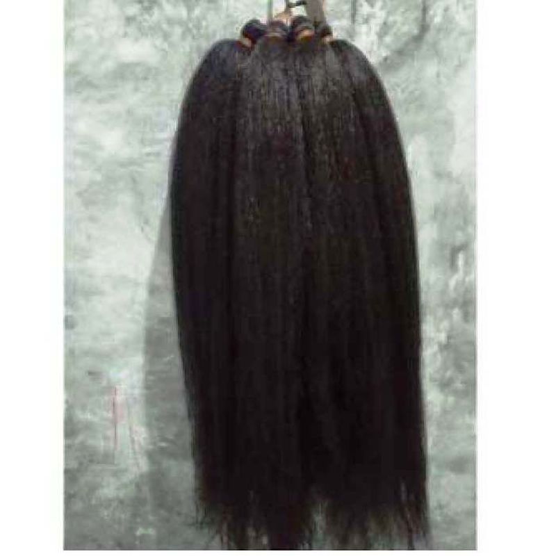 Rambut cemara hitam polos