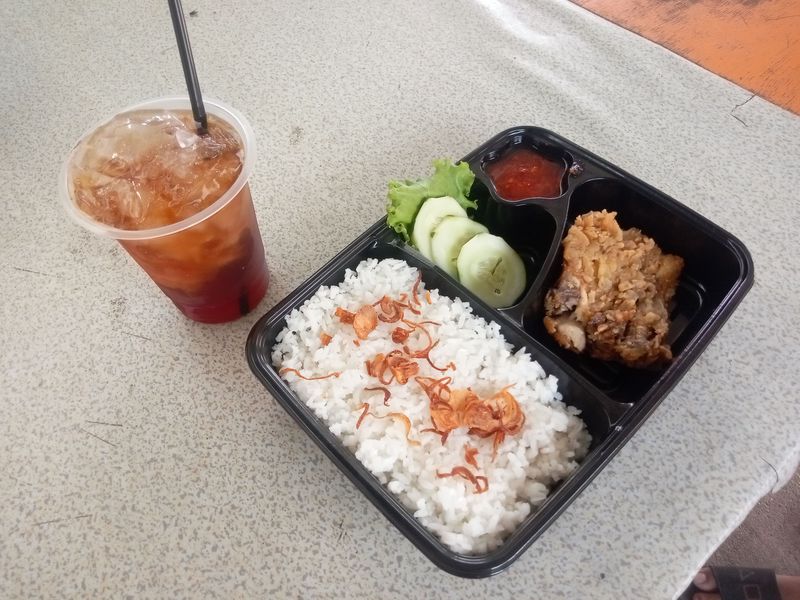 Ayam geprek box bento