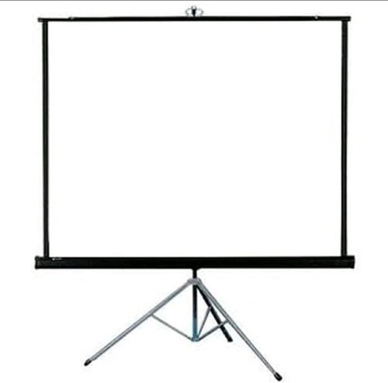 Tripod Screen Projector 84" x 84" / Layar Proyektor