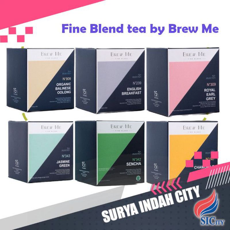 Brew Me Teh Istimewa dari Bali Kemasan Box 15 Tea Bag - Sencha