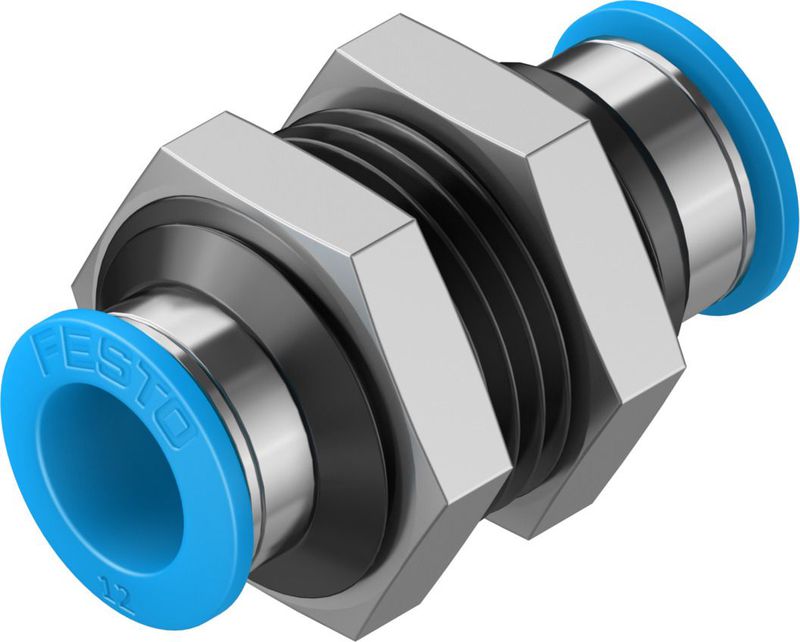 FESTO - Push-in bulkhead connector QSS-12