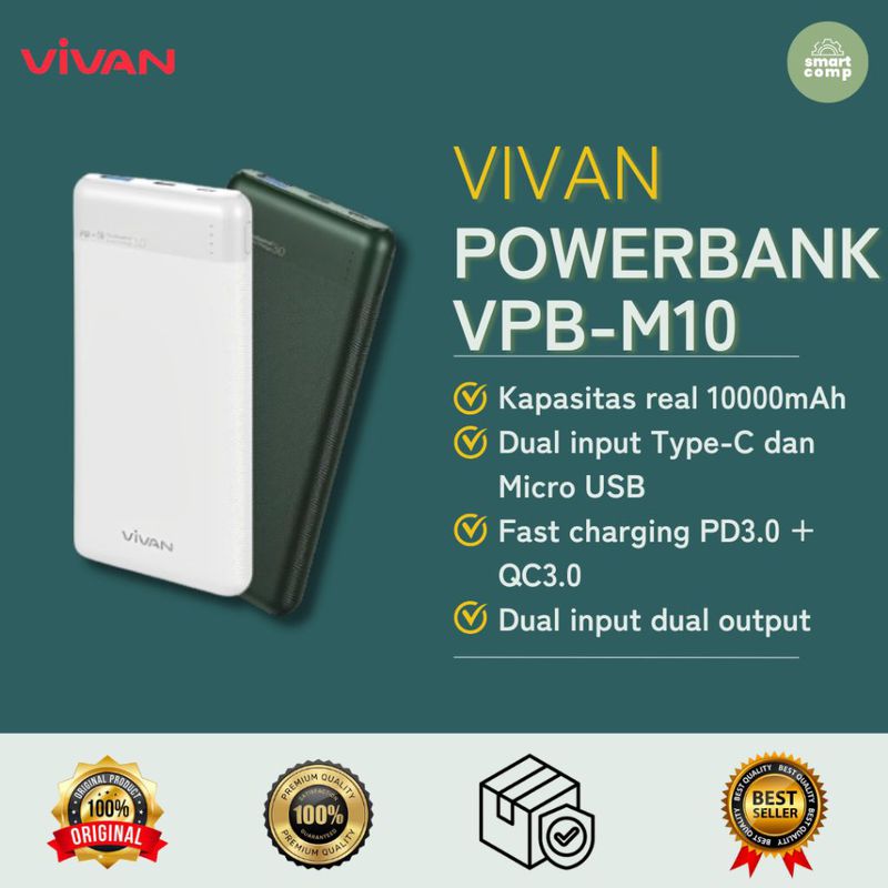 POWER BANK VIVAN VPB-M10