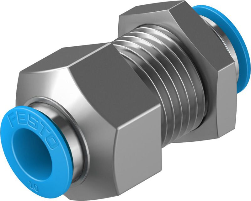 FESTO - Push-in bulkhead connector QSS-10-F