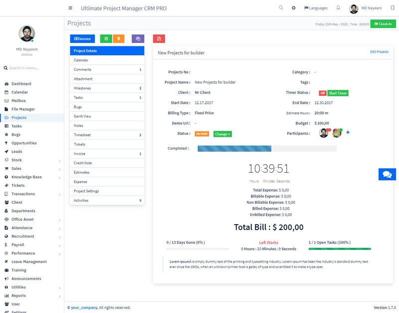 Software HRD - Akuntansi - CRM