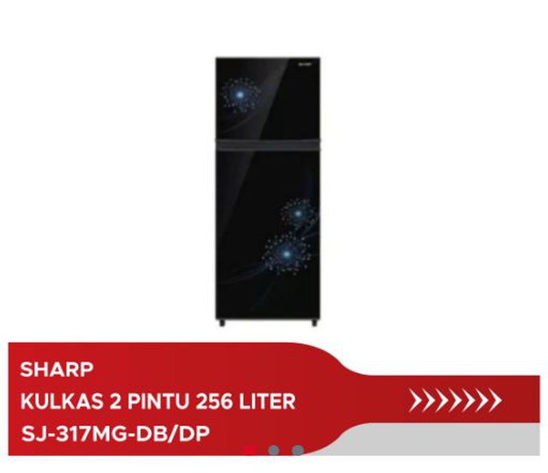 Kulkas 2 Pintu Sharp 256 Liter SJ-317MG