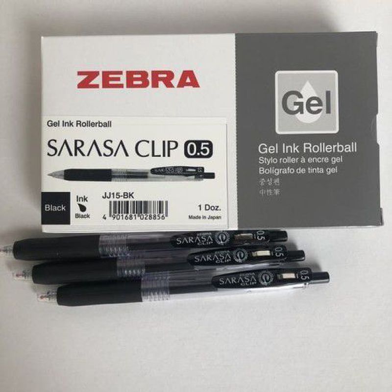 Pulpen ZEBRA Sarasa Clip 0,5 Hitam