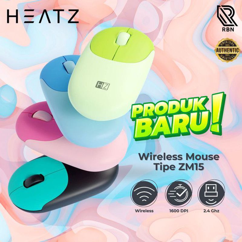 Mouse Wireless HEATZ HTZ-ZM15