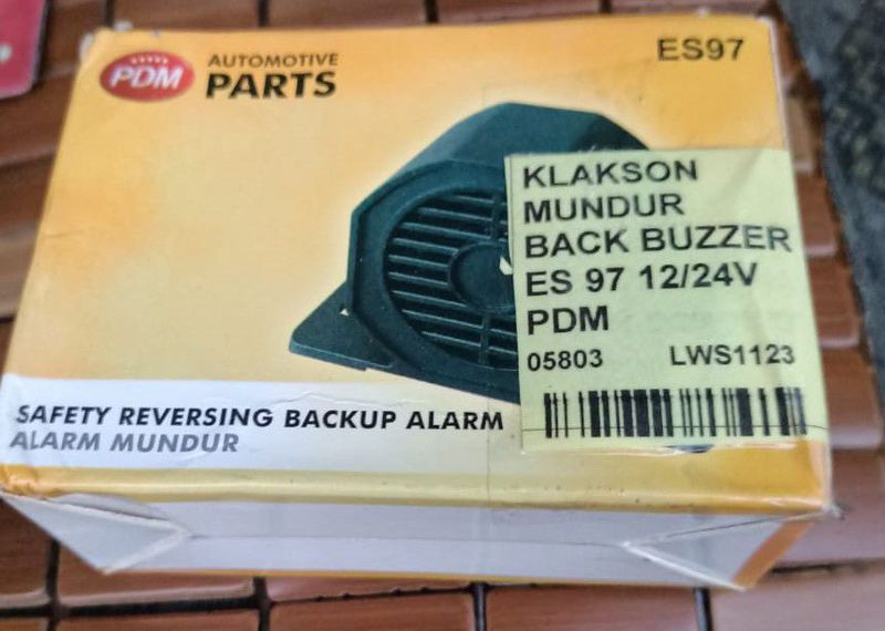 Klakson mundur back buzzer es 97 12/24v pdm