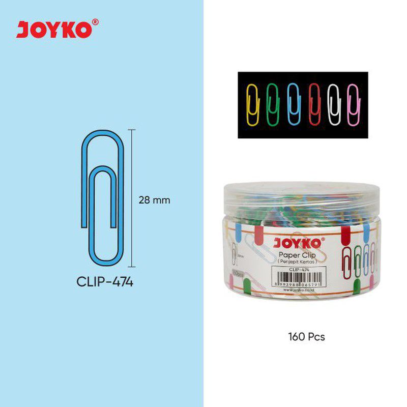 JOYKO PAPERCLIP VLP-474 WRN/PK160PCS