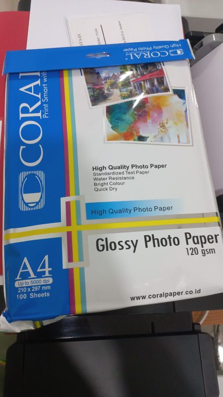 Coral Glossy Photo Paper
