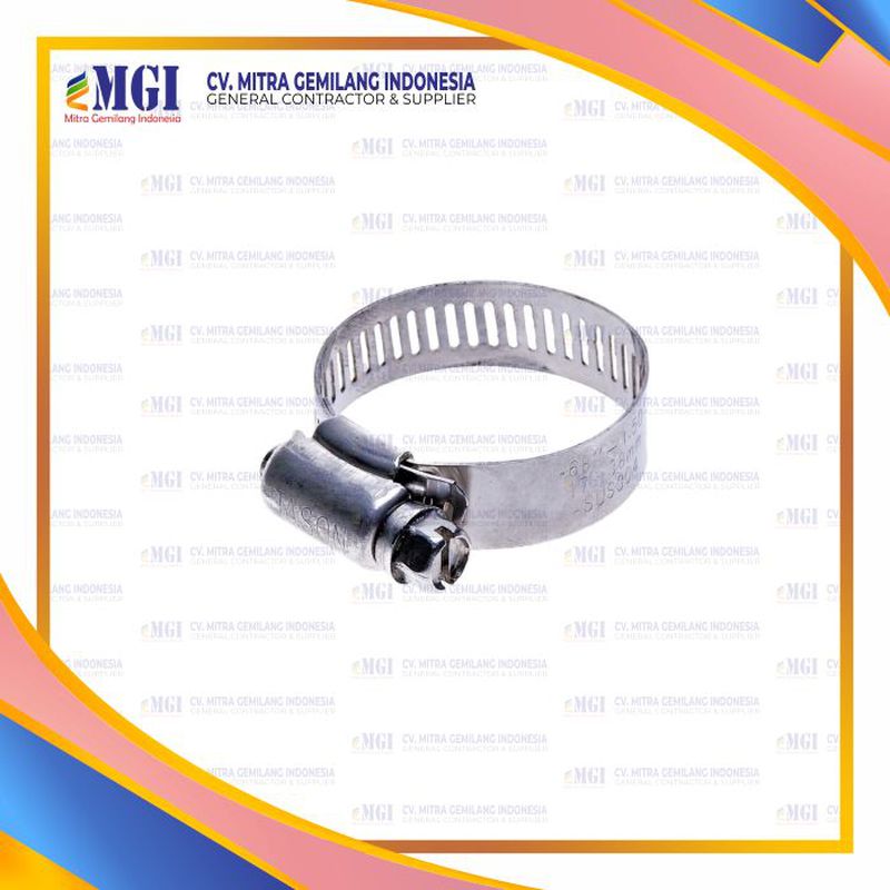Klem Selang Hose Clamp Stainless 1/2 inch 3/4 inch