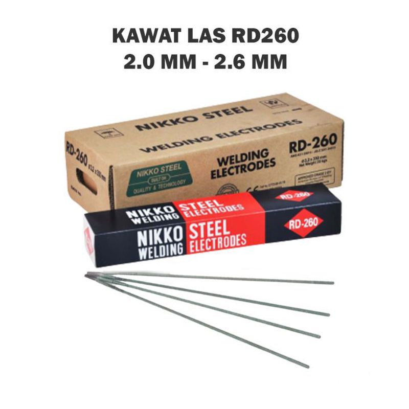 Elektroda 2 RD/Kawat Las Nikko RD460 2.0MM (2KG)/ RD460 2.0 MM