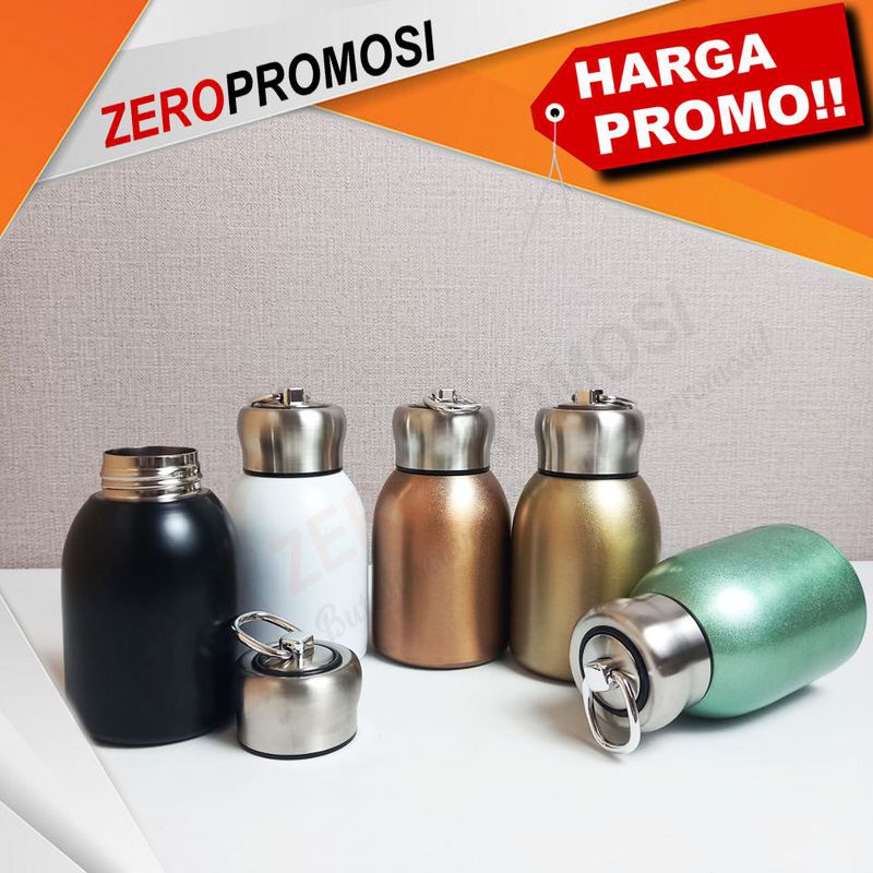 Mini Vacuum Cup Stainless Coffe 280ml Cetak Logo