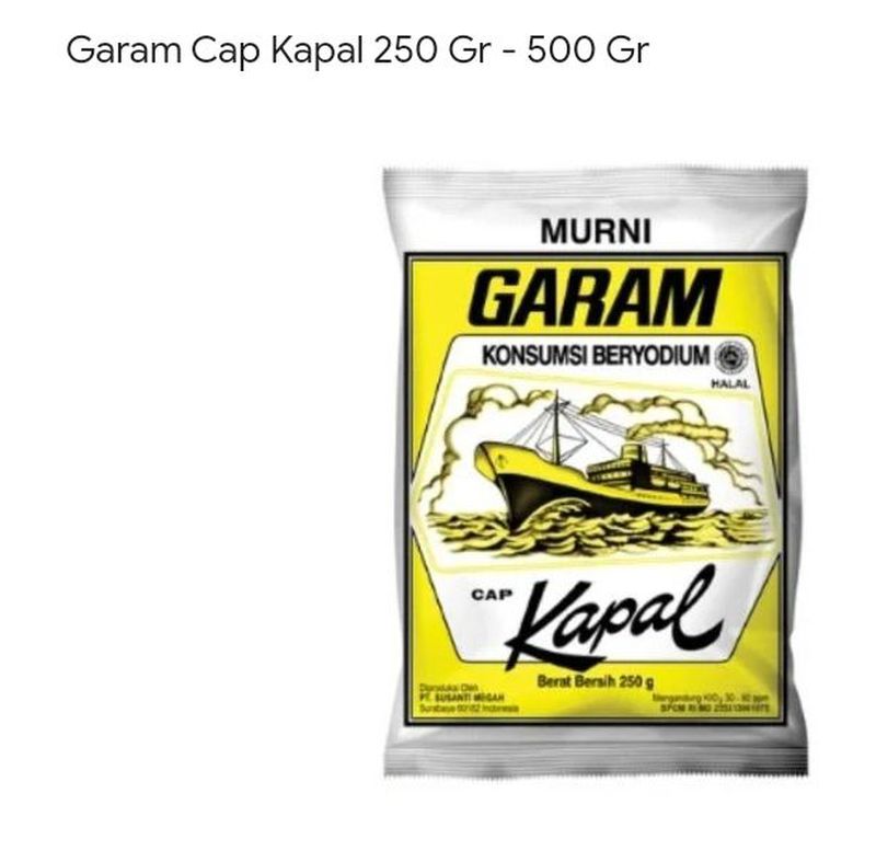 GARAM CAP KAPAL 500 GRAM